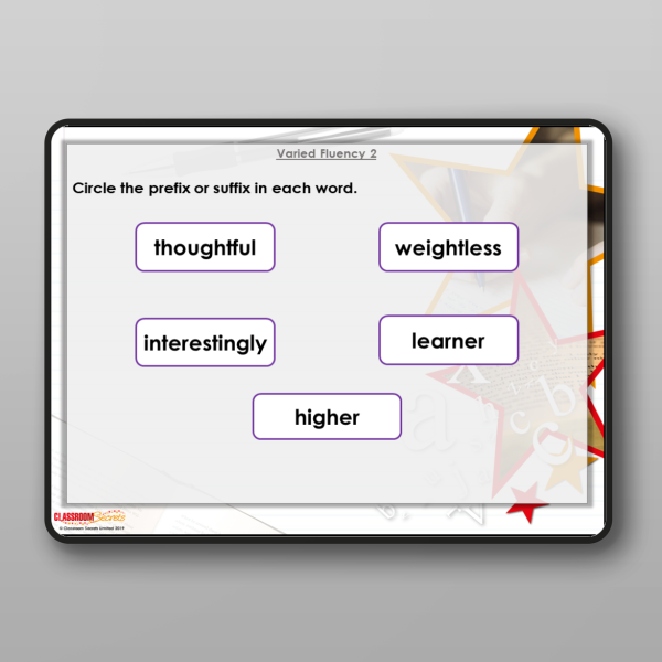 Year 3 Root Words Prefixes And Suffixes Modelling Ppt Resource ...