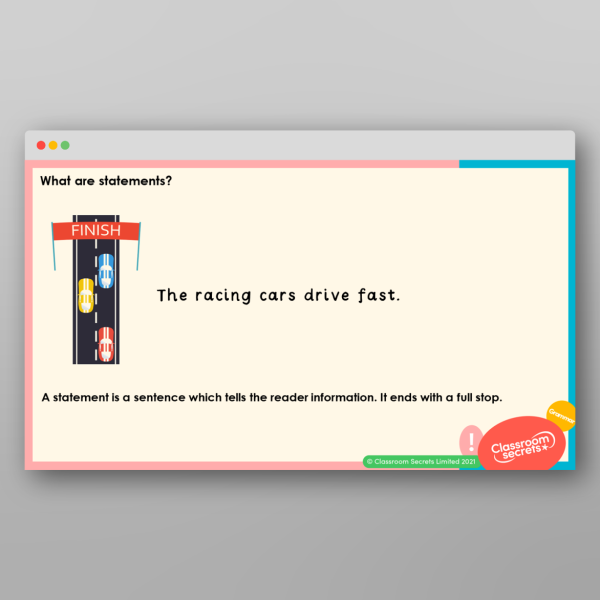 Year 2 Recognising And Using Statements Teaching Ppt Resource Classroom Secrets