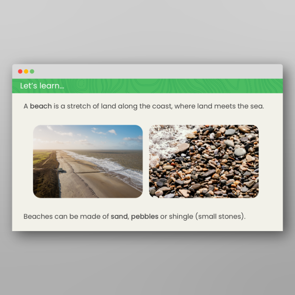 KS1 Beaches And Cliffs Geography Ppt Resource | Classroom Secrets