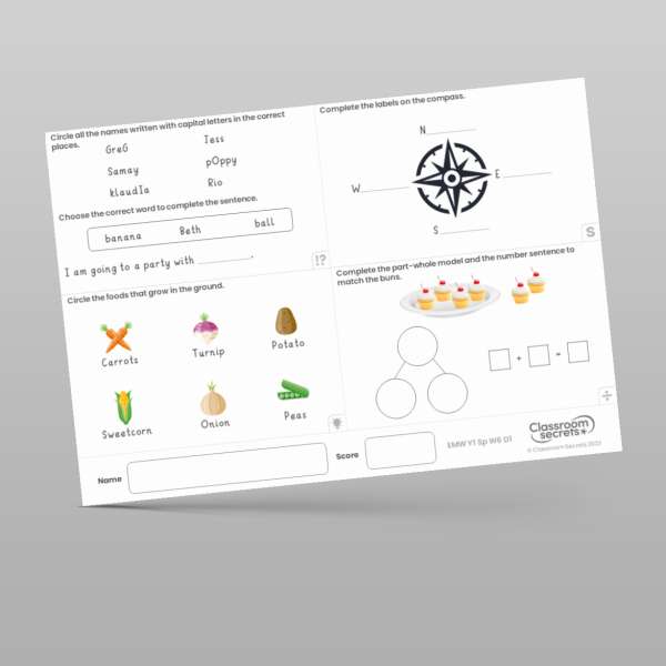 Early Morning Work Spring Week 6 Resource | Classroom Secrets