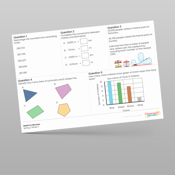Year 5 Spring 2 Week 4 Maths In Minutes Resource | Classroom Secrets