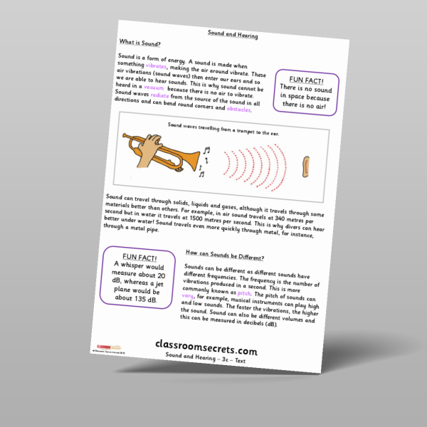 Year 2 3 4 Sound And Hearing Emerald Lime Guided Reading Pack Resource ...