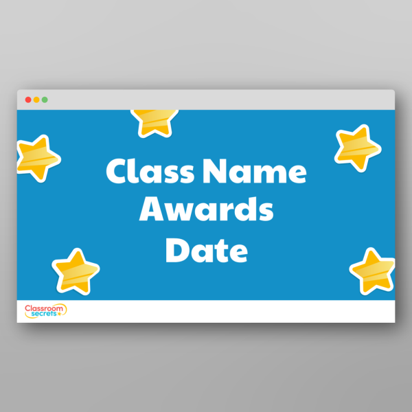 Editable Awards Powerpoint Resource | Classroom Secrets
