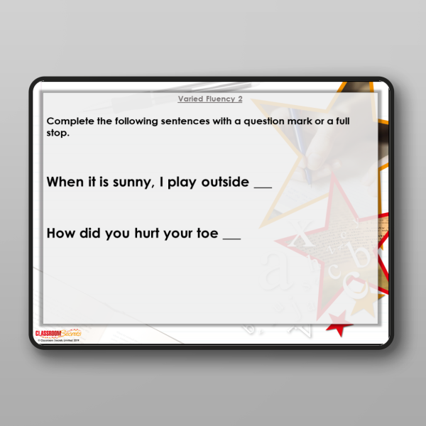 Question Or Not A Question Modelling Ppt Resource | Classroom Secrets