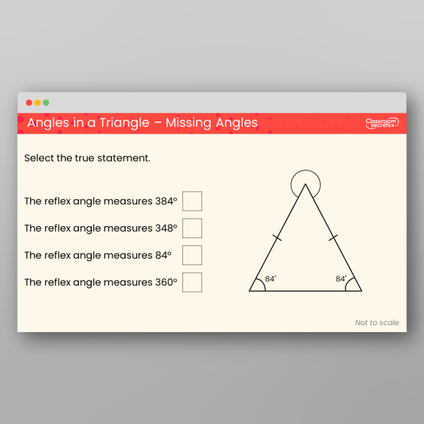 Year 6 Angles In A Triangle Missing Angles Teaching Ppt Resource ...