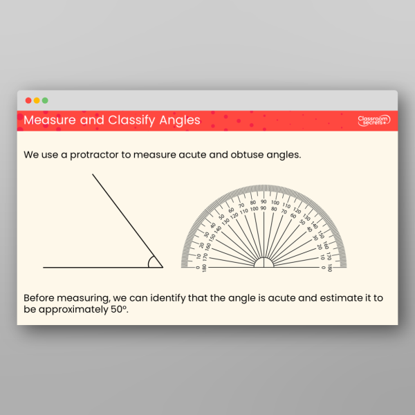 Year 6 Measure And Classify Angles Teaching Ppt Resource | Classroom ...