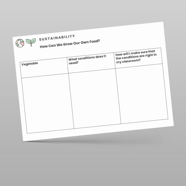 KS2 Growing Vegetables Activity Resource | Classroom Secrets