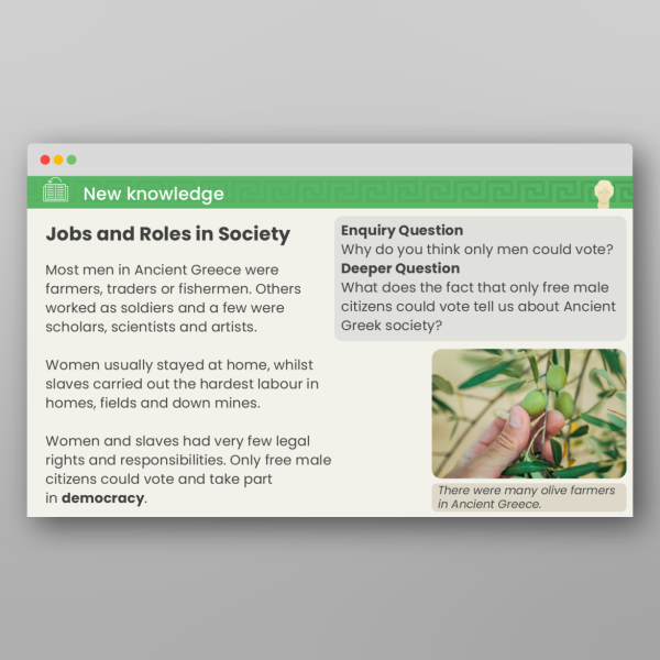 UKS2 The Ancient Greeks What Was Daily Life Like In Ancient Greece Ppt ...