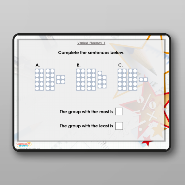 Year 1 Order Numbers Within 50 Modelling Ppt Resource | Classroom Secrets