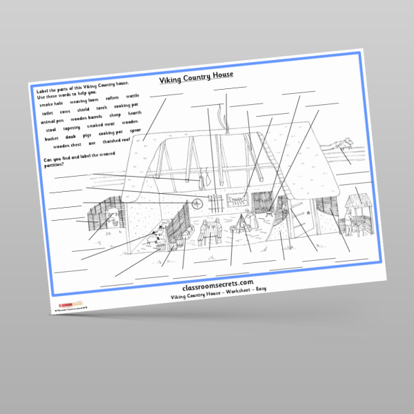 KS2 Viking Country House Activity Resource | Classroom Secrets