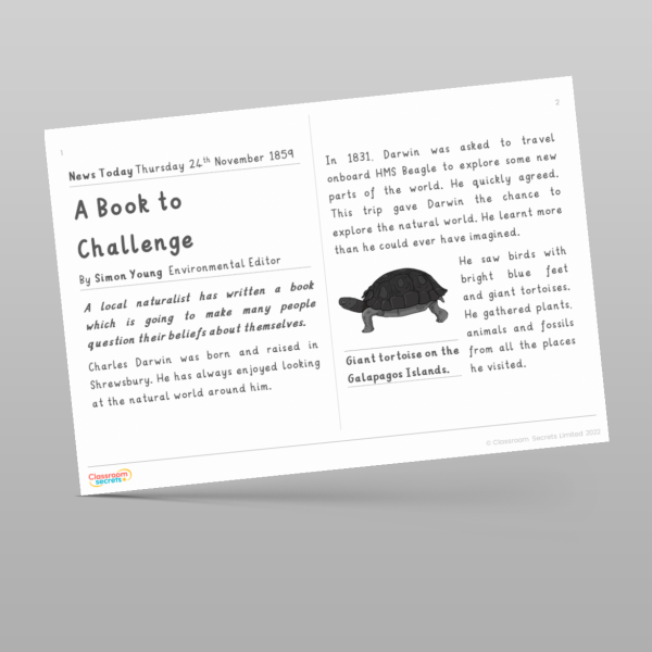 Year 2 Reading Skills A Book To Challenge Resource | Classroom Secrets