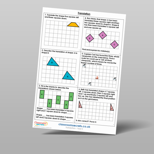 Year 5 Translation Mixed Activity Resource | Classroom Secrets