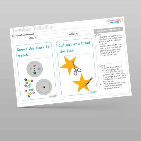 Eyfs Twinkle Twinkle Provision Enhancements Resource | Classroom Secrets