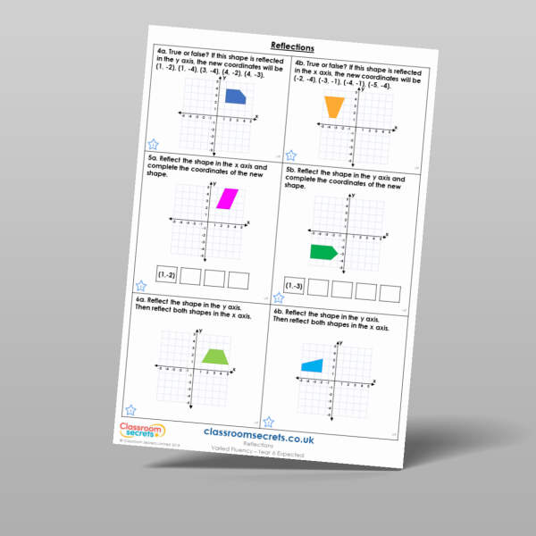 Year 6 Reflections Varied Fluency Resource | Classroom Secrets