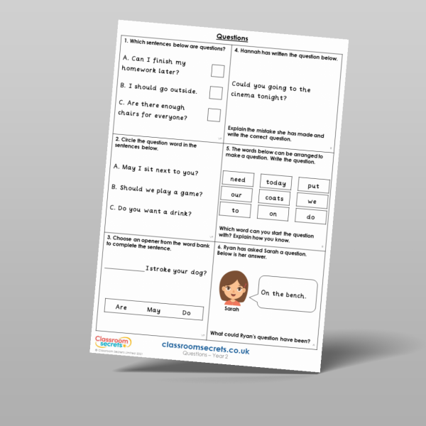 Year 2 Questions Mixed Activity Resource | Classroom Secrets