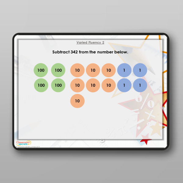 Year 3 Subtract Two Numbers No Exchange Modelling Ppt Resource | Classroom Secrets