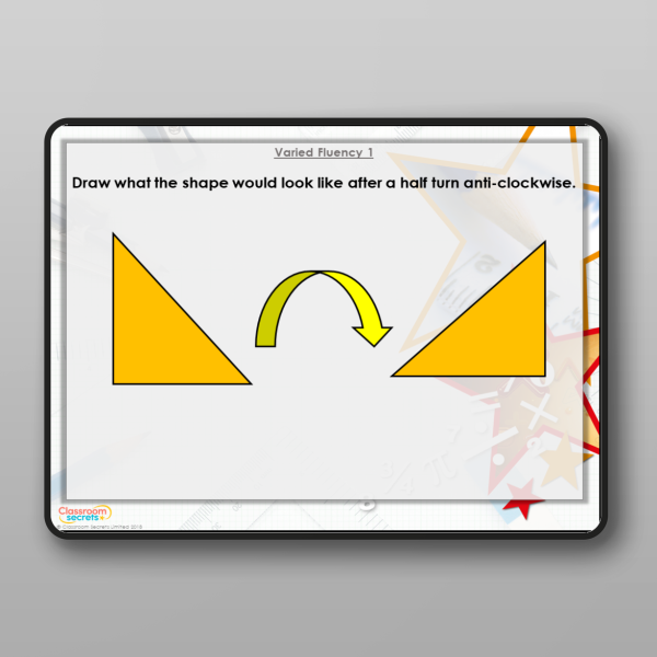 Year 2 Describe Turns Modelling Ppt Resource | Classroom Secrets