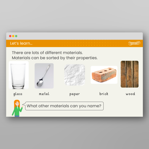 Year 2 How Can Materials Be Grouped Lesson Resource | Classroom Secrets
