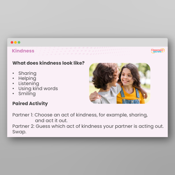 LKS2 Values Resource Kindness Resource | Classroom Secrets