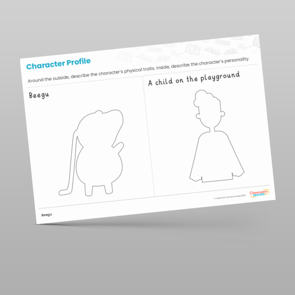KS1 Beegu Writing Unit Character Analysis Resource | Classroom Secrets