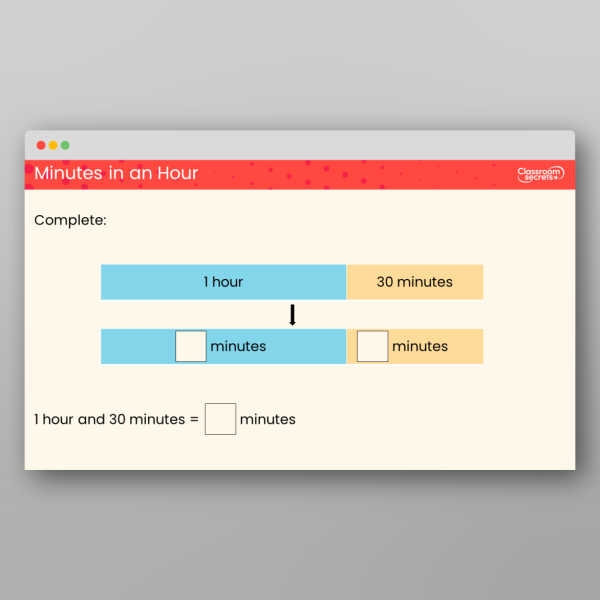 Year 2 Minutes In An Hour Teaching Ppt Resource | Classroom Secrets
