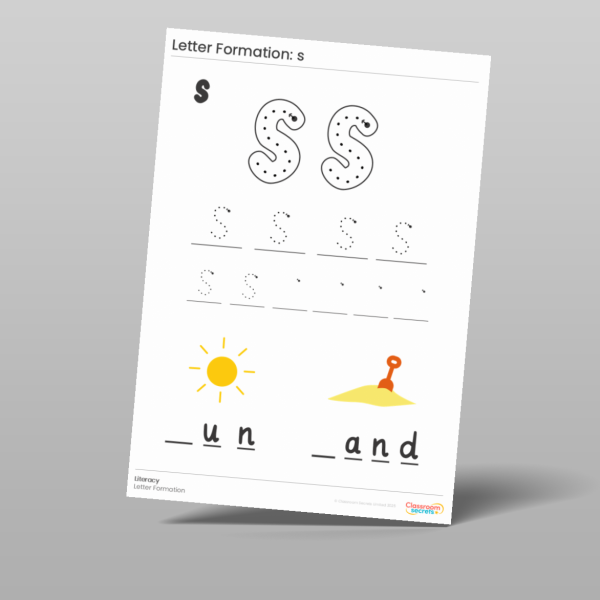 Eyfs Letter Formation Worksheet S Resource | Classroom Secrets