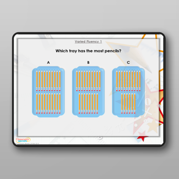 Year 1 Compare Groups Of Objects Modelling Ppt Resource Classroom Secrets