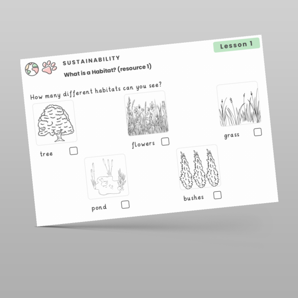 Eyfs Animals And Environments Worksheets Resource | Classroom Secrets