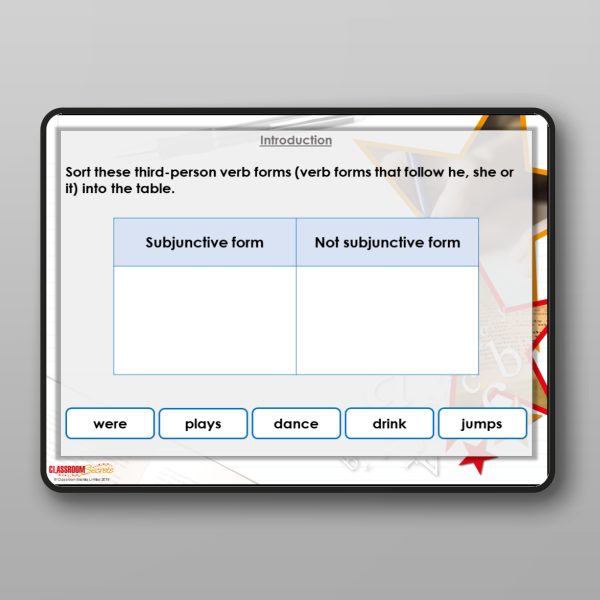Year 6 Using Subjunctive Form Modelling Ppt Resource | Classroom Secrets