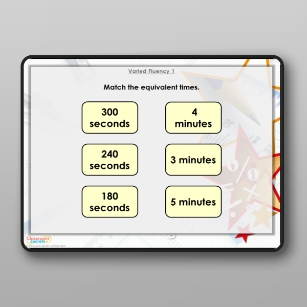 Year 5 Convert Units Of Time Modelling Ppt Resource | Classroom Secrets