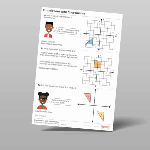 Year 6 Translations With Coordinates Reasoning And Problem Solving ...