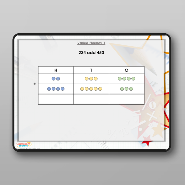 Year 3 Add Two Numbers No Exchange Modelling Ppt Resource | Classroom ...