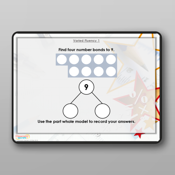 Year 1 Number Bonds Within 10 Modelling Ppt Resource | Classroom Secrets