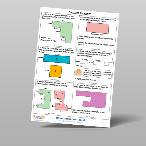 Year 6 Area And Perimeter Mixed Activity Resource | Classroom Secrets