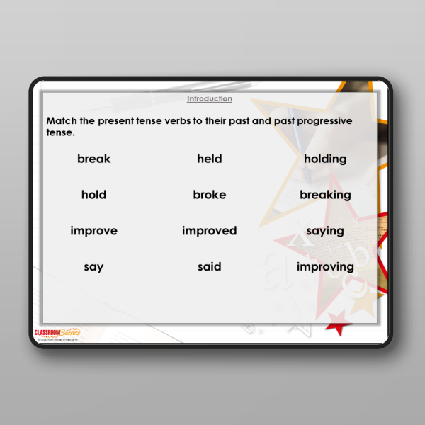 Year 2 Using Past Progressive Tense Modelling Ppt Resource | Classroom ...