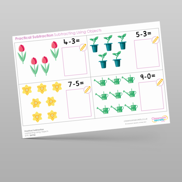 Eyfs Subtracting Using Objects Learning Activity Resource | Classroom ...