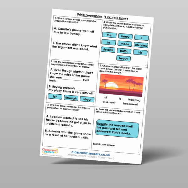 Year 2 Recognising And Using Statements Mixed Activity Resource Classroom Secrets