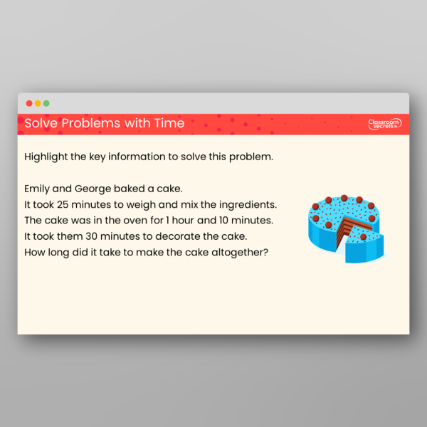 Year 3 Solve Problems With Time Teaching Ppt Resource | Classroom Secrets