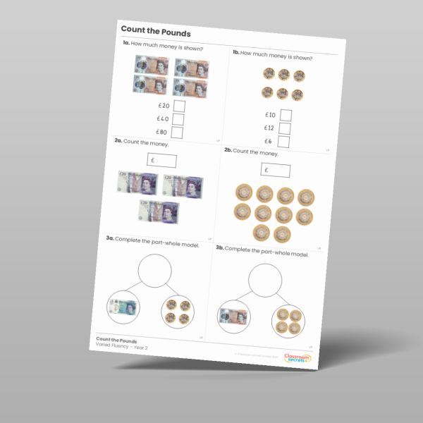 Year 2 Count The Pounds Varied Fluency Resource | Classroom Secrets