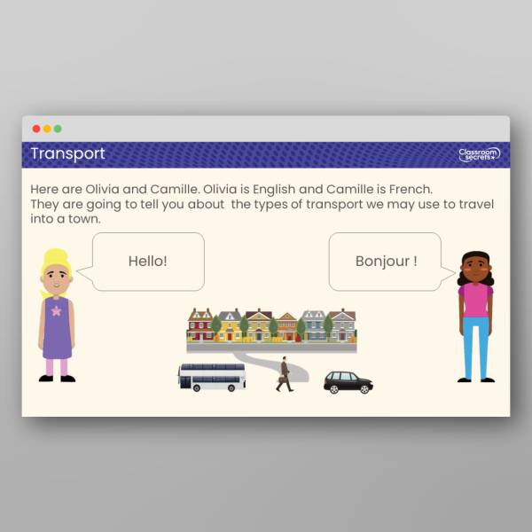 Year 3 French Towns And Transport Teaching Ppt 2 Resource | Classroom ...