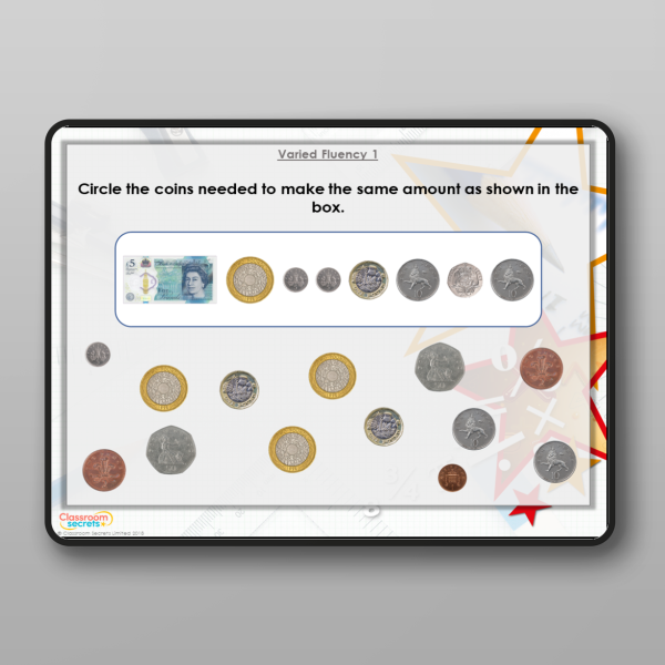 Year 2 Make The Same Amount Modelling Ppt Resource | Classroom Secrets