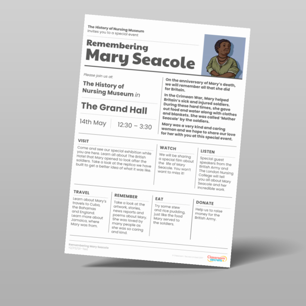 Year 2 Remembering Mary Seacole Whole Class Guided Reading Pack ...