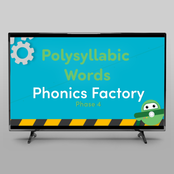 Phonics Factory Phase 4 Polysyllabic Words Video Resource | Classroom ...