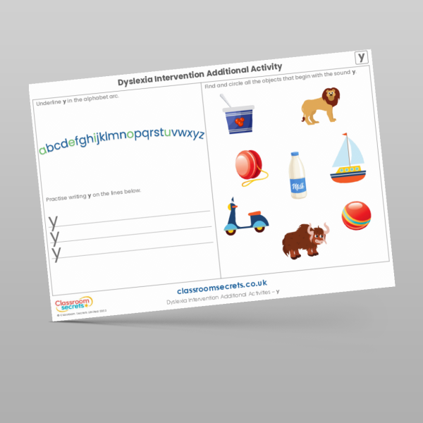 Dyslexia Intervention Programme Additional Activities Week 6 Resource ...