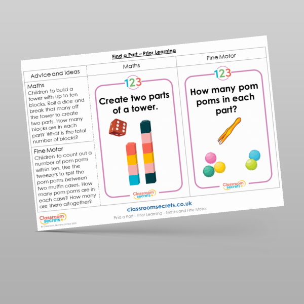 Year 1 Find A Part Prior Learning Resource | Classroom Secrets