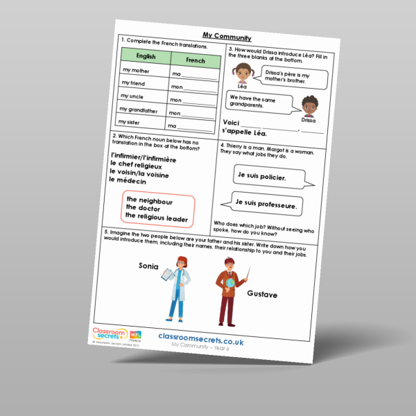 Year 6 My Community Main Activity Resource | Classroom Secrets