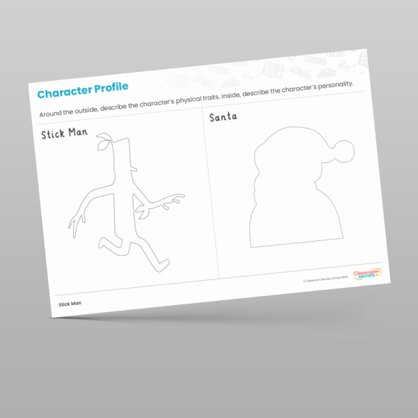 KS1 Stick Man Writing Unit Character Analysis Resource | Classroom Secrets