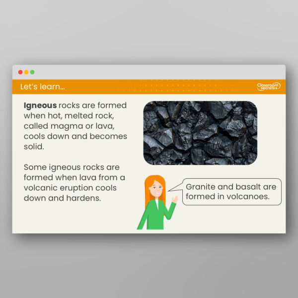 Year 3 What Are Rocks Lesson Resource | Classroom Secrets