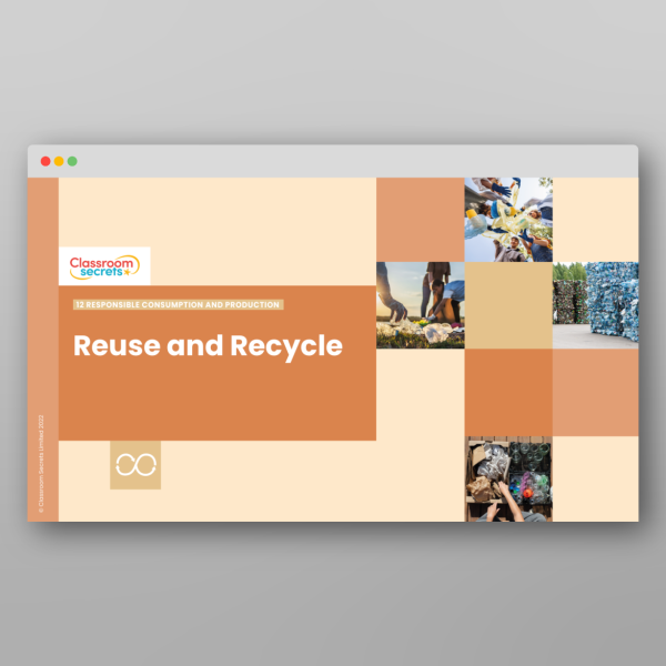 KS1 Reuse And Recycle Sustainability Teaching Ppt Resource | Classroom ...