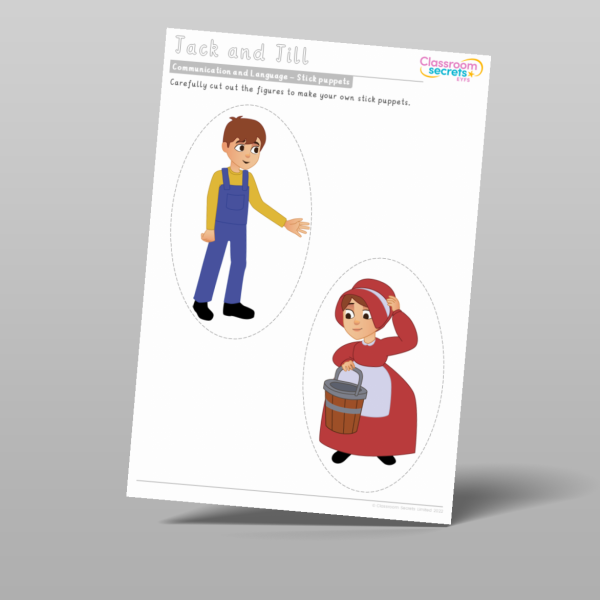 Eyfs Jack And Jill Stick Puppets Resource | Classroom Secrets